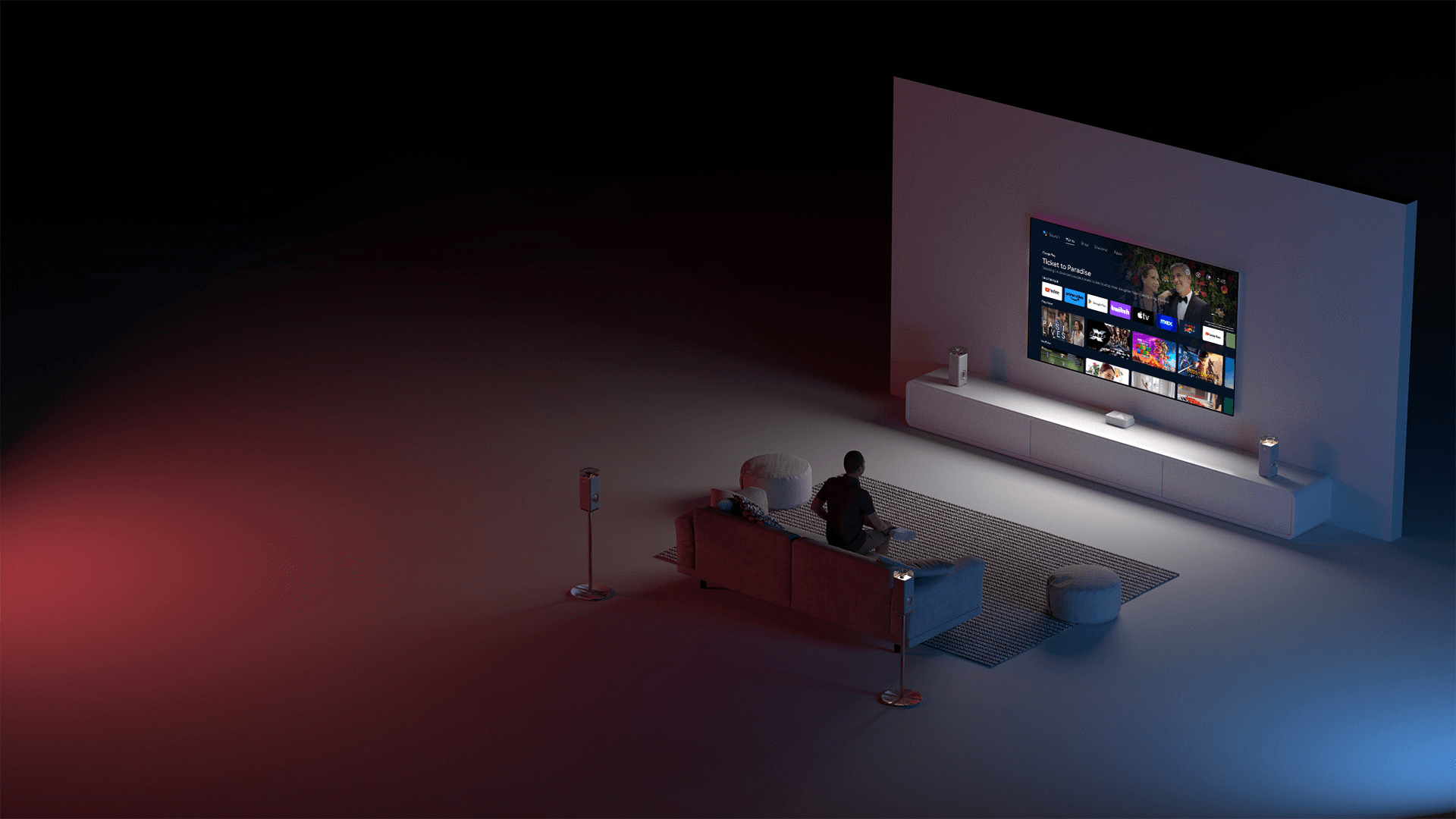 Homatics HomeClick: Netflix-Certified Dolby Atmos & DTS ATV Theater, Tuned by THX